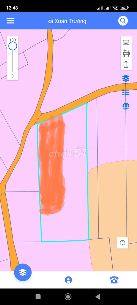 Đất ở 1 sào, 100m TC Xuân Trường 1.250t - 129550274