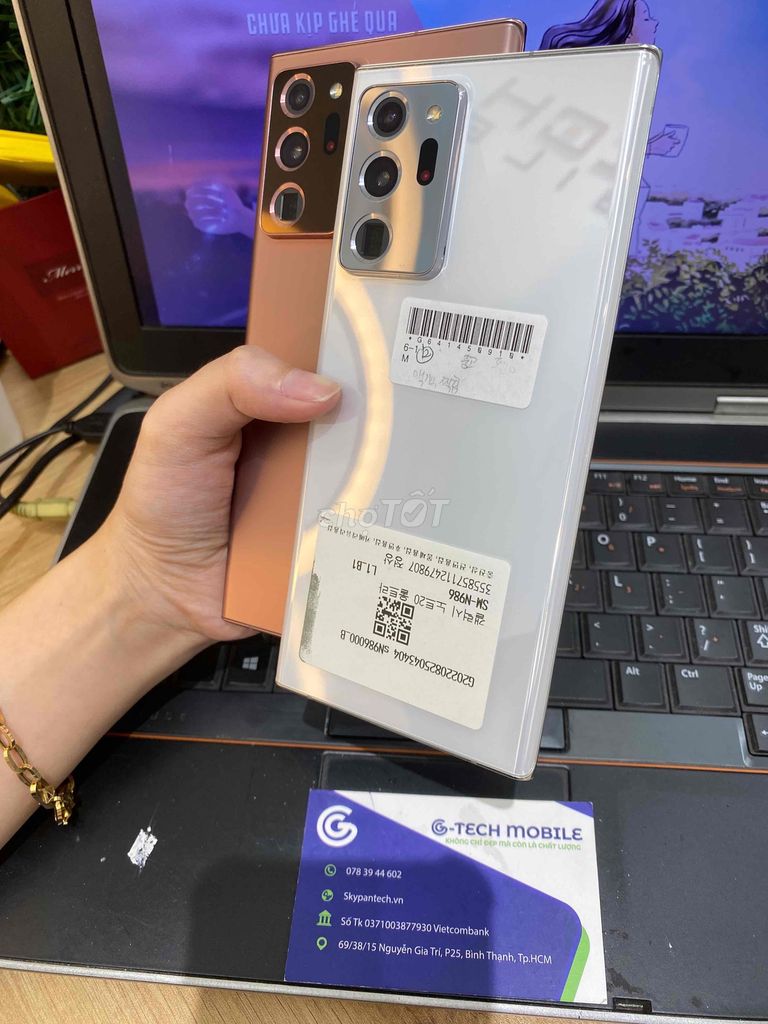 Thế giới máy SS Note 20 Ultra 5G có trả góp bảo BH - 109038531
