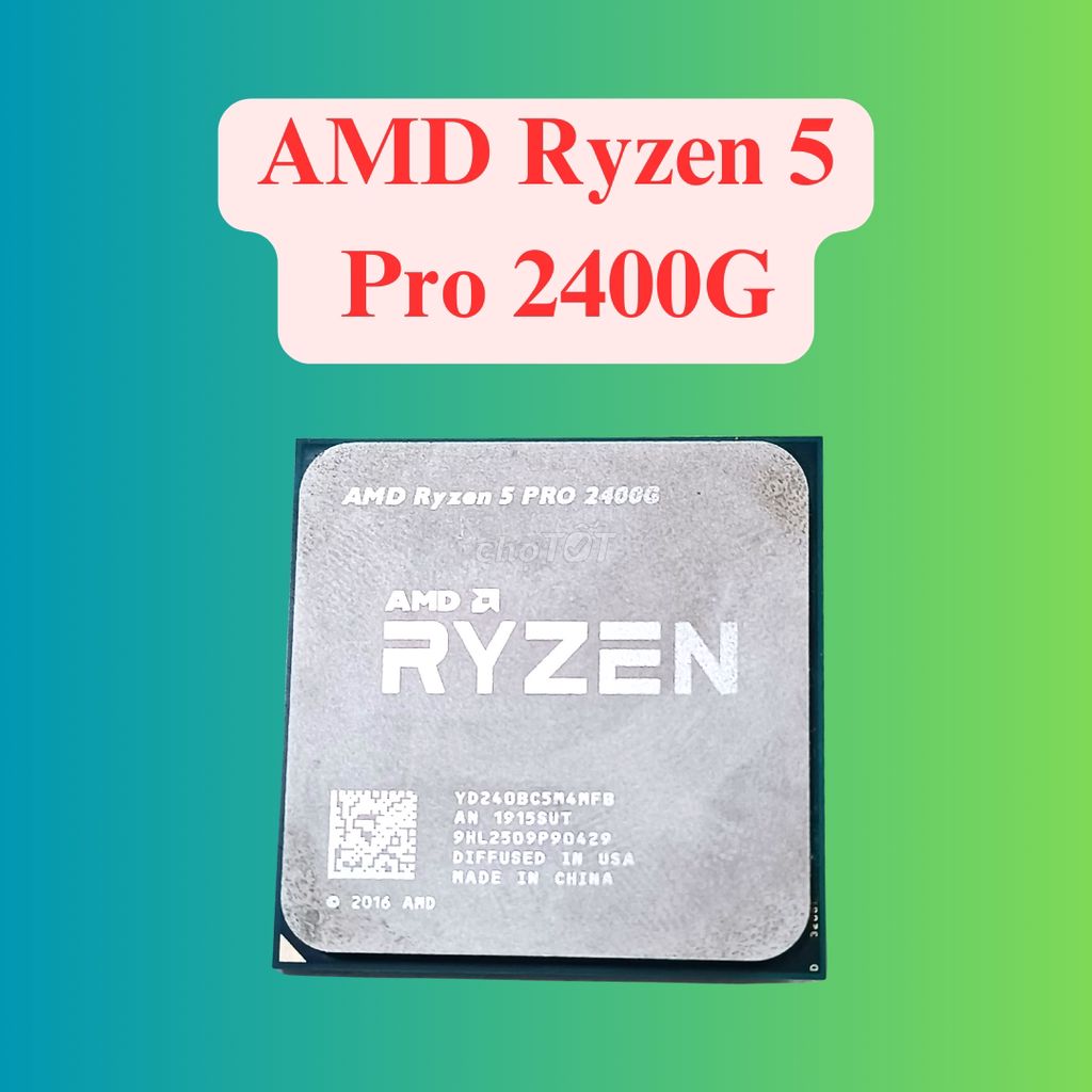 CPU AMD Ryzen 5 Pro 2400G - 123214141