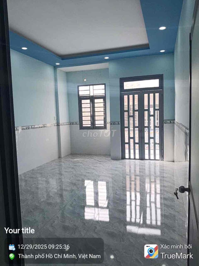 Nhà đẹp 4*16m 4PN hẻm 4m ô tô 2/ ngắn Võ Văn Vân Ấp 2 Vĩnh Lộc B ...