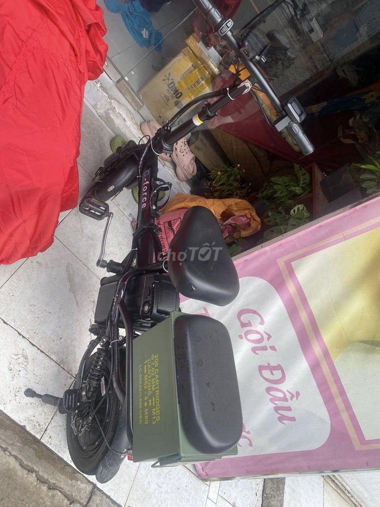 Xe đạp điện G-force Đen 30km - 132986721