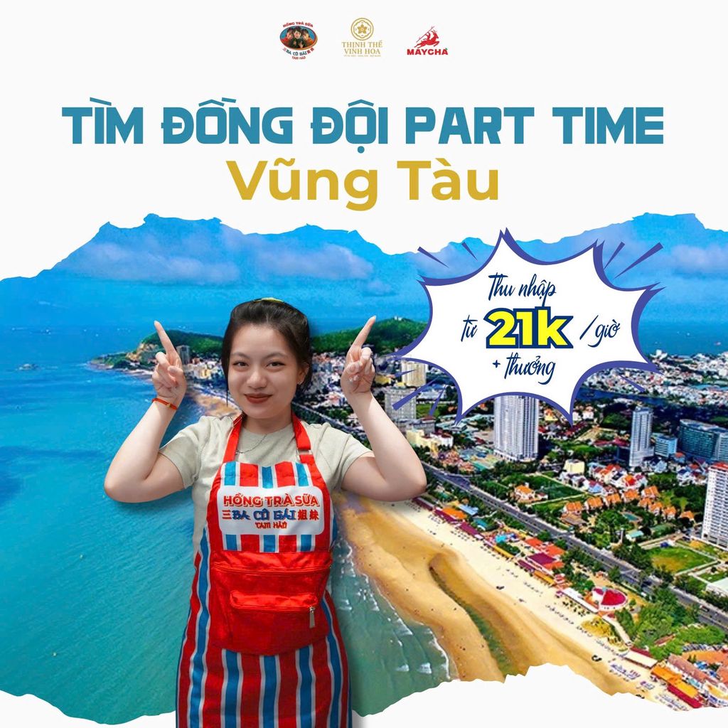 [VŨNG TÀU] TAM HẢO TUYỂN NHÂN VIÊN PARTTIME - 130535394