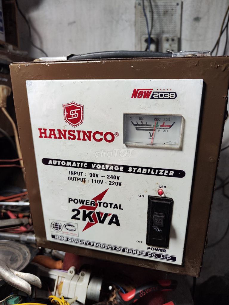 Cung cấp ổn áp 2kva dây đông hoạt động tốt - 118507658