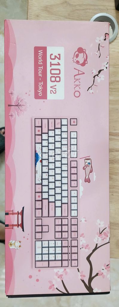 [FULLBOX] Phím cơ AKKO 3108 v2 Tour Tokyo + Kê Tay - 126429790