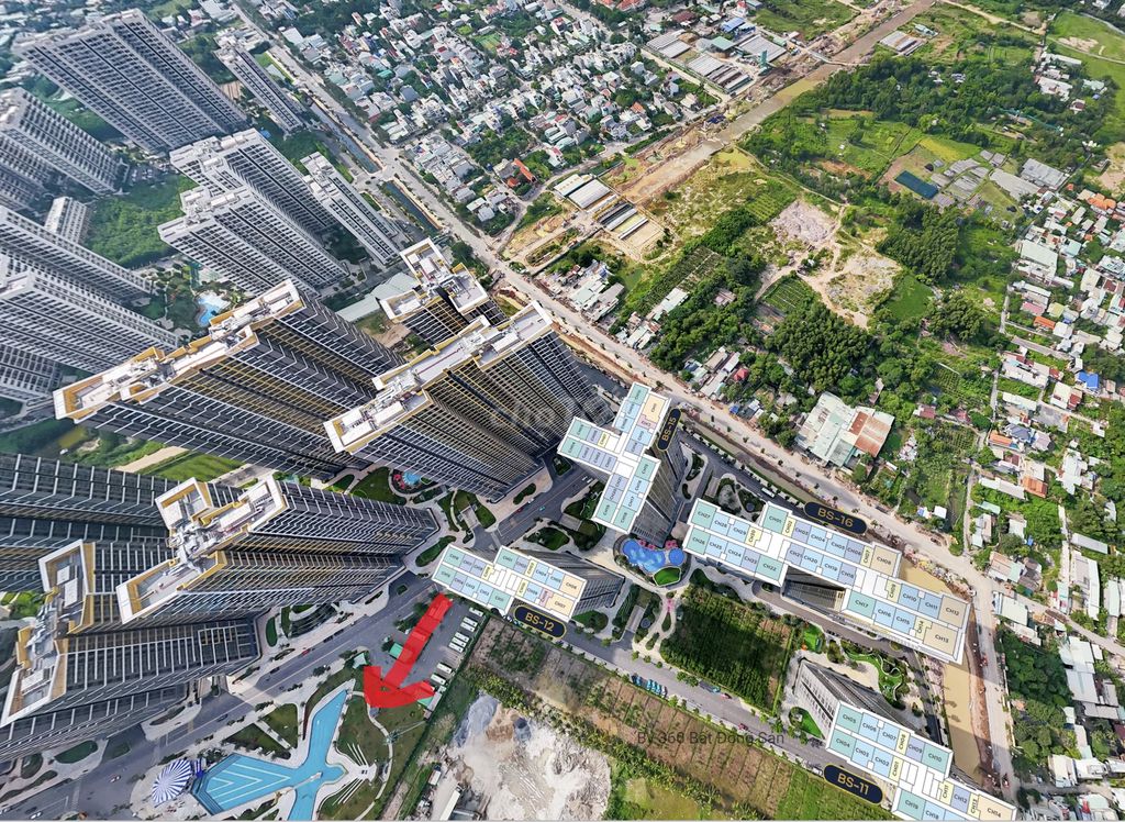 Bán Căn Hộ 1PN+ Giá 3 Tỷ BS12 DT 51,8m The OaSis Vinhomes Grand Park - 126883481