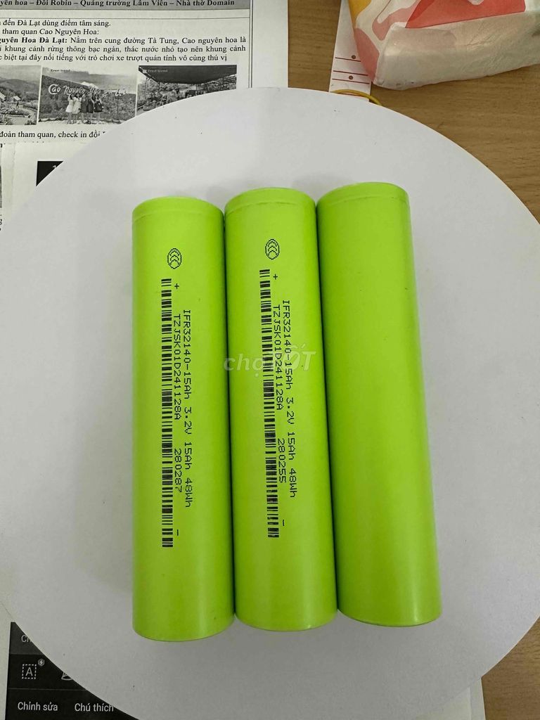 Pin LifePo4 32140 - 3.2V - 15Ah new - 123362456