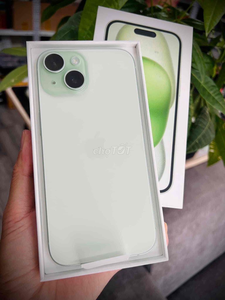 iPhone 15 FULLBOX 128G 256G Green NEW Apple 2025 - 120655115