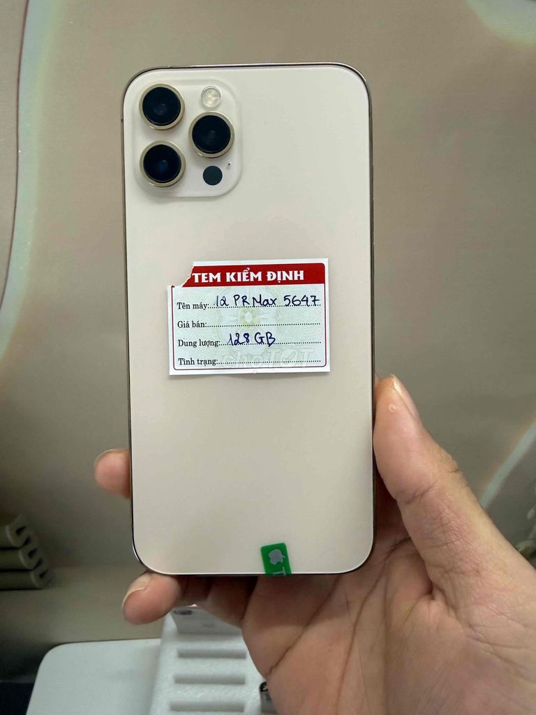 iphone 12prm 256gb vàng good - 130477312