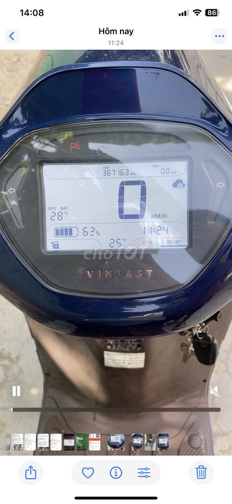 Klara S1 đã mua 1 sạc + 2 pin chính hãng Vinfast. - 130078274