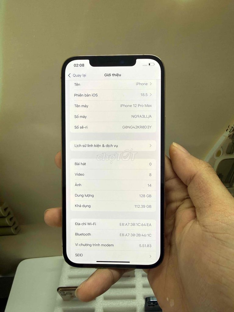 iphone 12prm 256gb vàng good - 130477312