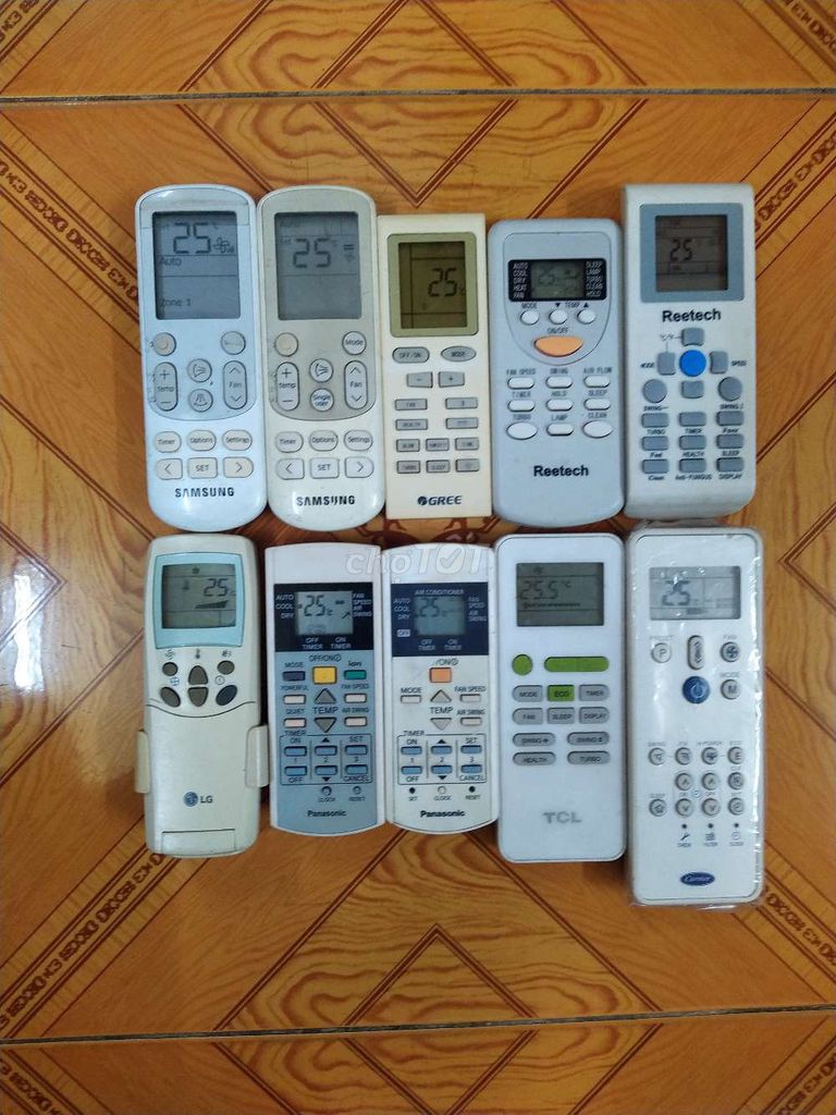 10 remote zin máy lạnh SAMSUNG LG CARRIER REETECH - 124868635