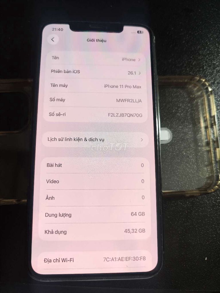 Apple iPhone 11 Pro Max 64GB Xám - 129981918