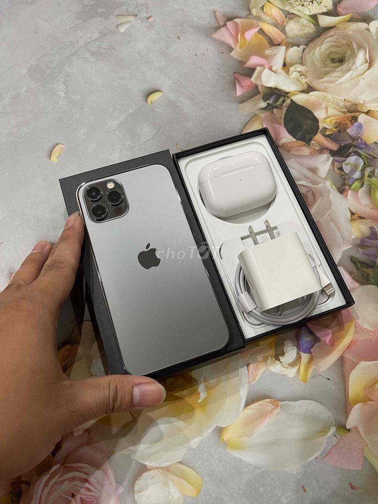 12 Pro 128G QTế Zin Box Áp Dùng Bền Pin Zin 93% - 115113410