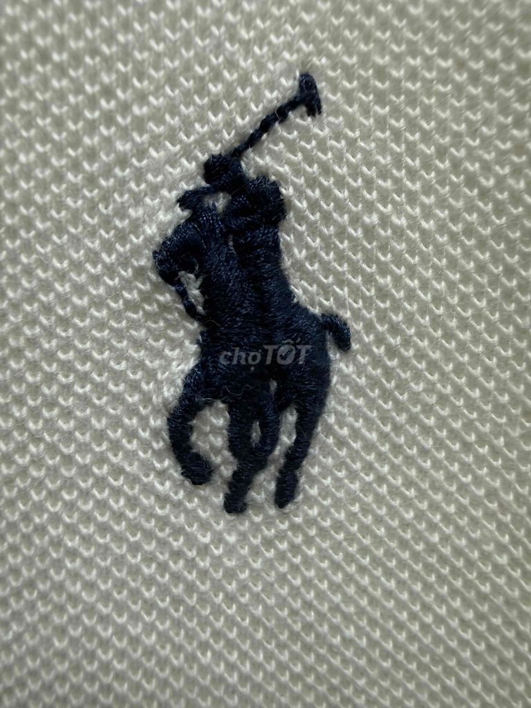 Áo polo Polo Ralph Lauren nam trắng size L - 129887886