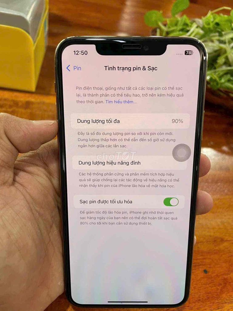 Apple iPhone 11 Pro Max 256GB Vàng 98% - 130069179