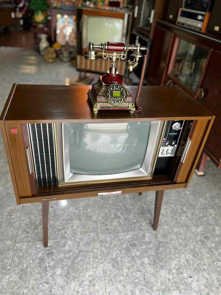 Tivi CỬA LÙA NATIONAL 20 inch xưa 📺👍🧡 - 107057190