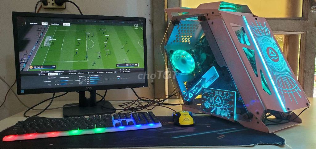 Full bộ Game:H410/i3 10105 nonf/8G/Gt1030/màn 22in - 129901156