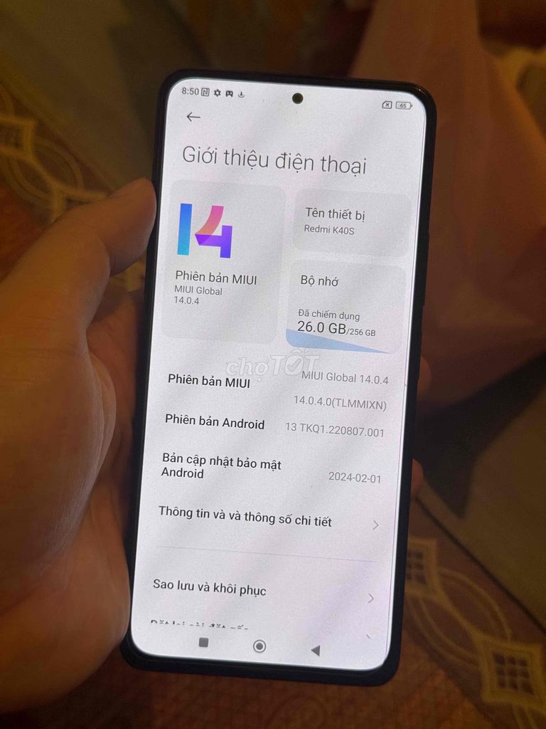 bán xiaomi k40 k40s rom quốc tế - 127556677