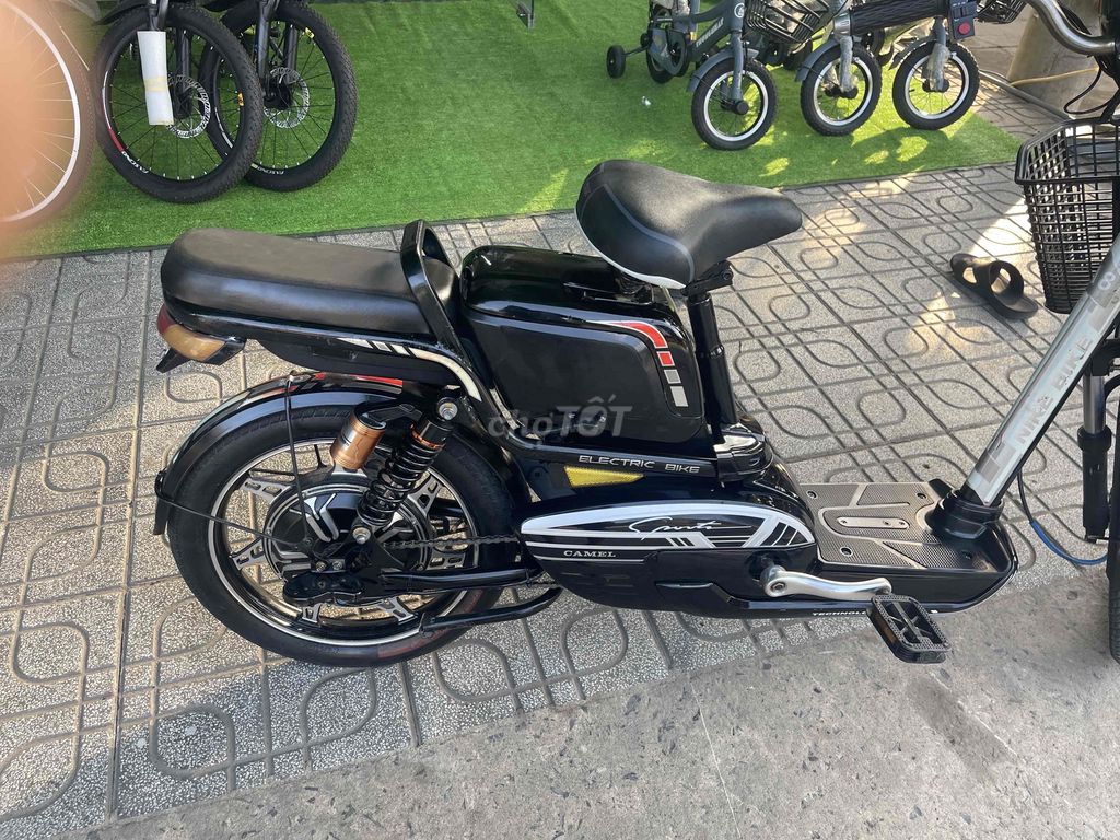 Xe đạp điện Osaka A8 màu Đen - 129861443