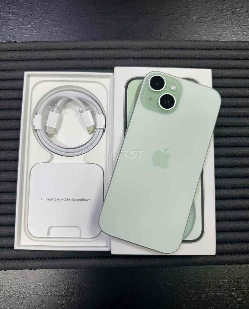 iPhone 15 128G Green Fullbox NEW APPLE 05/2025 - 122040988