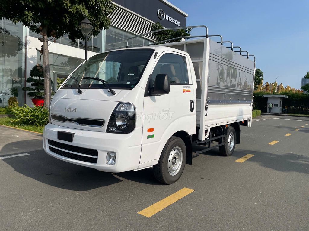 Kia K200 - Trắng - Mui Bạt Mở 3 Bửng - Giao Ngay - 129829684