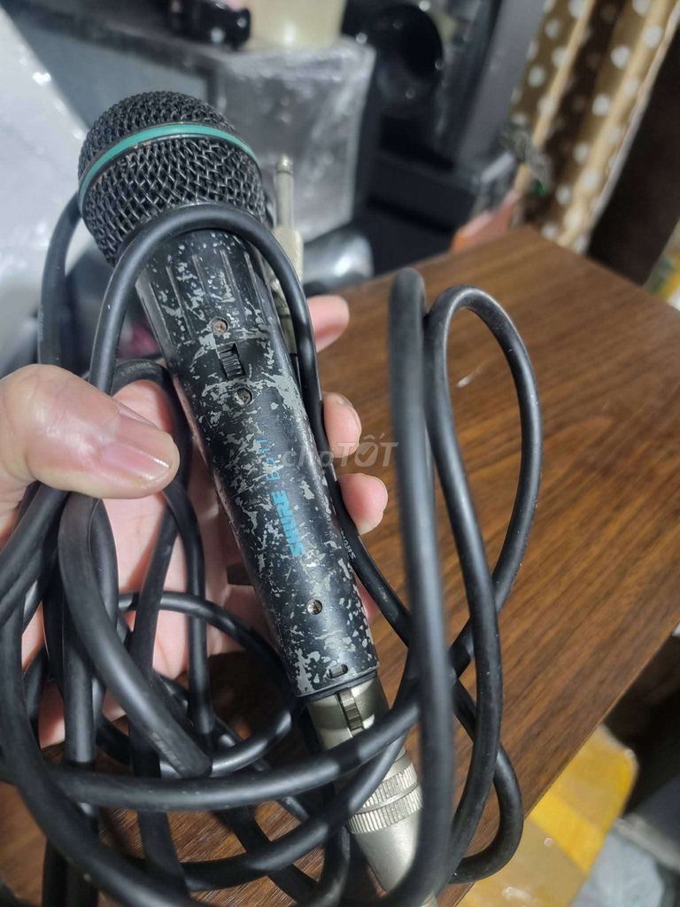 míc xịn có dây 500k 1 cái míc ko dây vỉ tím 1tr 4 - 130076532