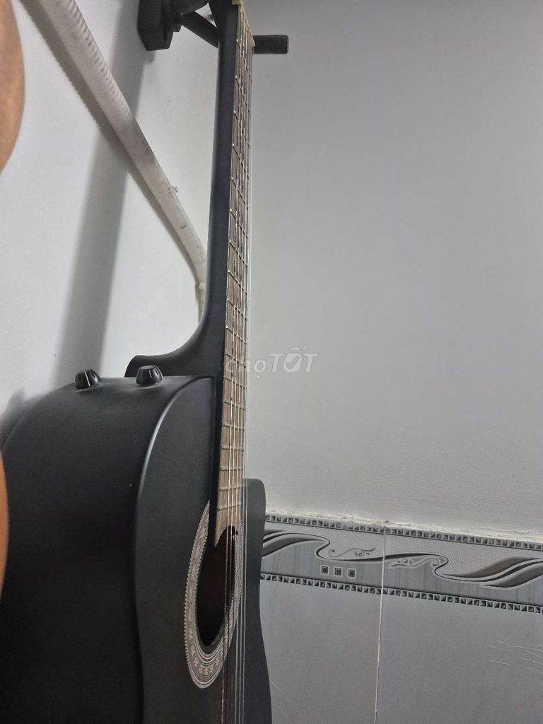 Đàn guitar gỗ Đen âm thanh vang - 129921381
