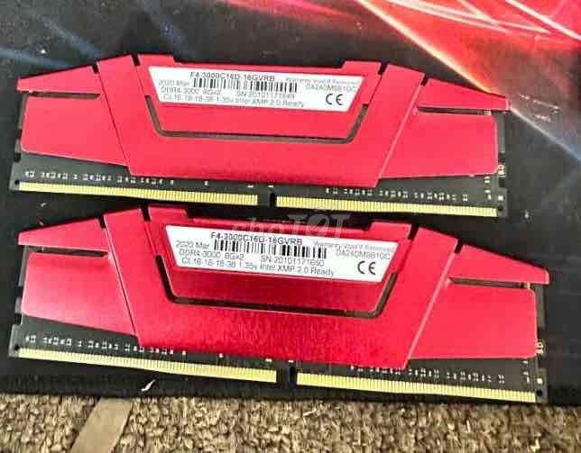 RAM G.Skill 8GB DDR4 3000MHz Đỏ - 130231067