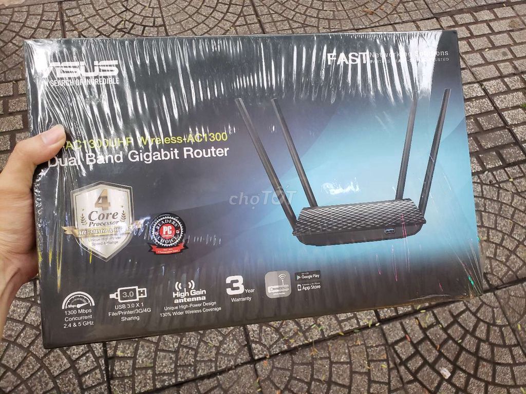 Router Wifi ASUS RT-AC1300UHP, 2 băng tần - 107708320