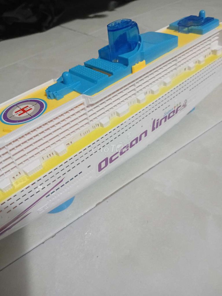 Tàu chạy pin to dài cho bé - 130186469