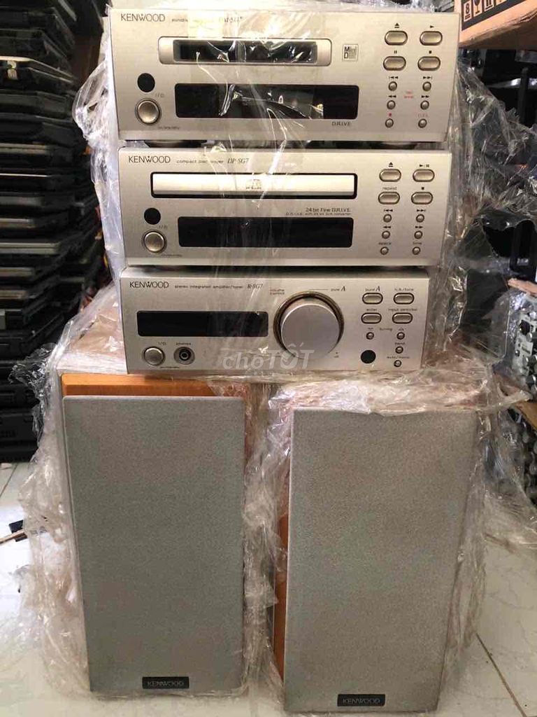 DÀN BỘ KENWOOD SR7 3 THỚT RỜI CÒ MD ÂM THANH RẤT - 120478190