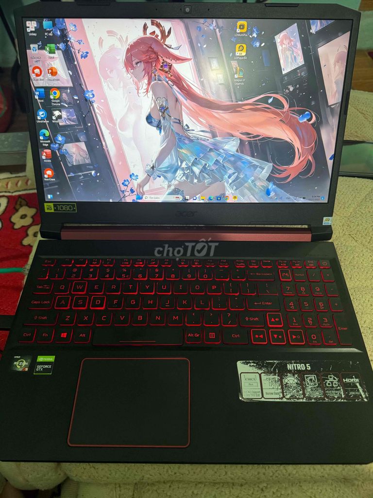 Acer Nitro 5 AMD Ryzen NVIDIA GTX - 129945242