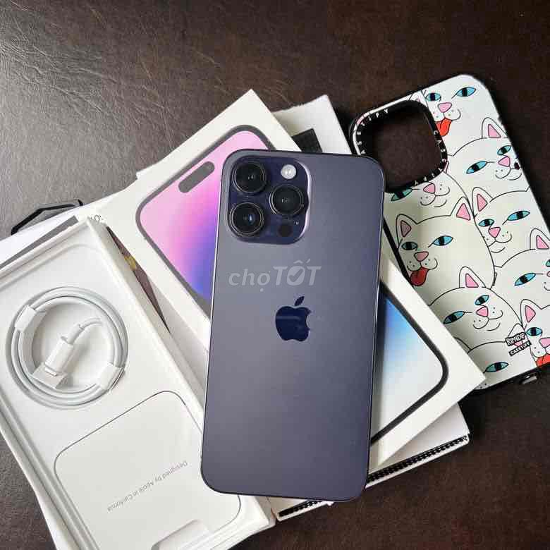 Iphone 14 ProMax 128 tím Đẹp BH gần 6 tháng - 125864123