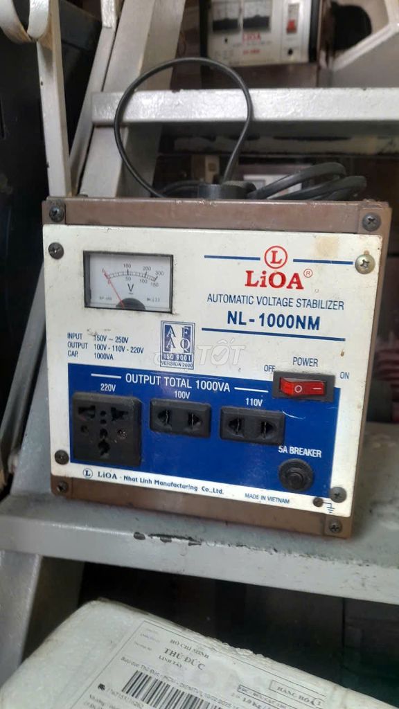 Bán ổn áp Lioa 1kva dây đồng hoạt động tốt - 122980308