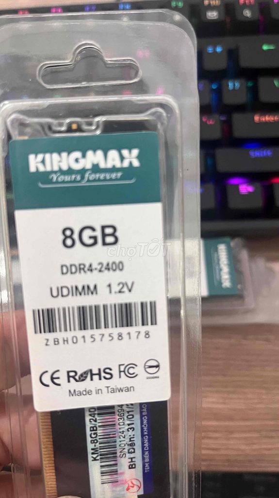 RAM KINGMAX PC4/2400 8GB LIKE NEW BH 12T - 123315058