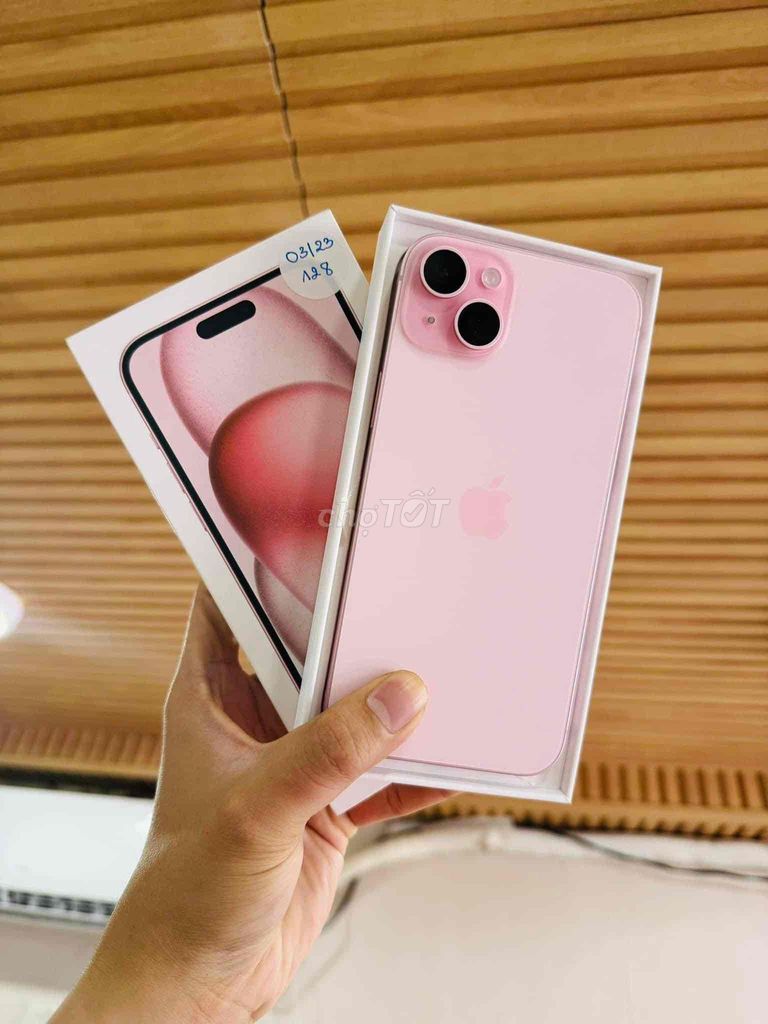 iPhone 15 Plus 128G Hồng FULLBOX APPLE 04/2024 - 116055791