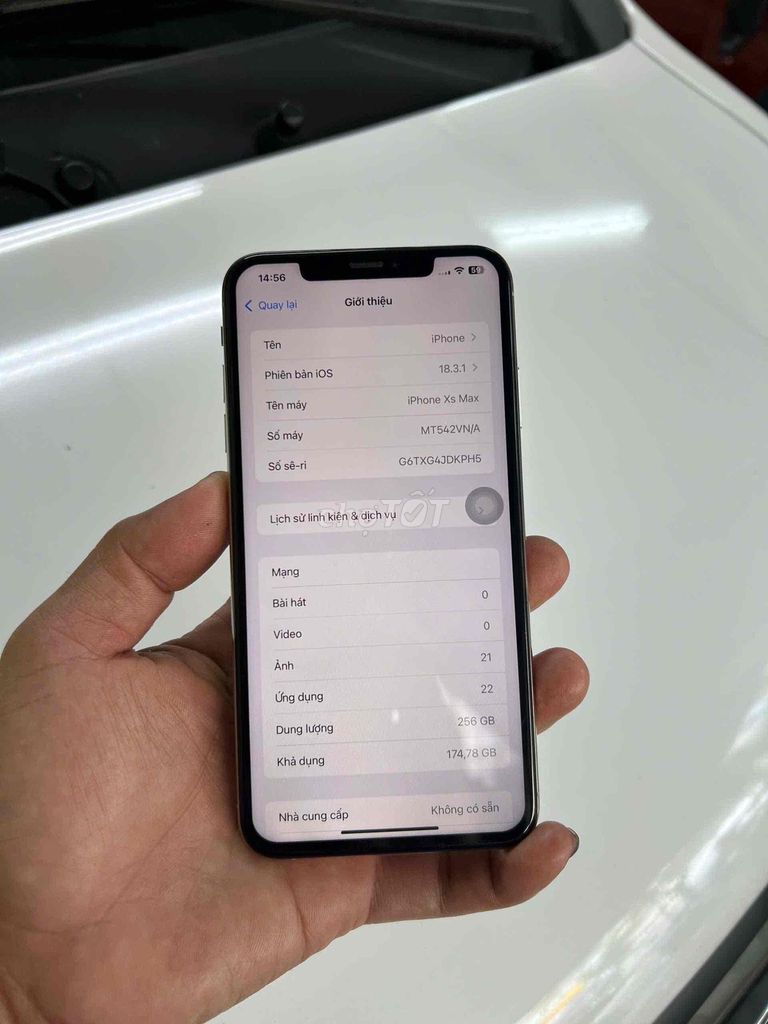 Apple iPhone Xs Max 256GB Trắng - 130274791