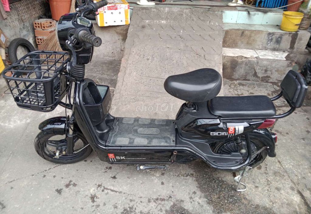 Xe đạp điện Gicin SK8 Đen Đã sử dụng - 129907834