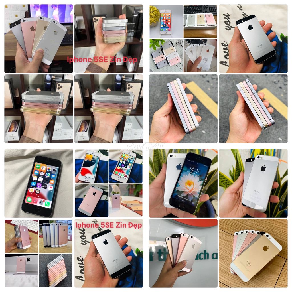 iphone 5SE zin giá tốt sưu Tầm/có BH 128GB/64G/32G - 124928158