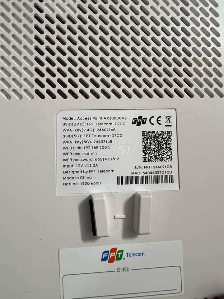 Bộ Phát wifi mesh 6 FPT AX3000CV2 - 121126753