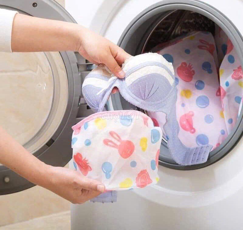 Set 5 túi giặt -Túi đựng chăn màn Vải Caro - 129948716