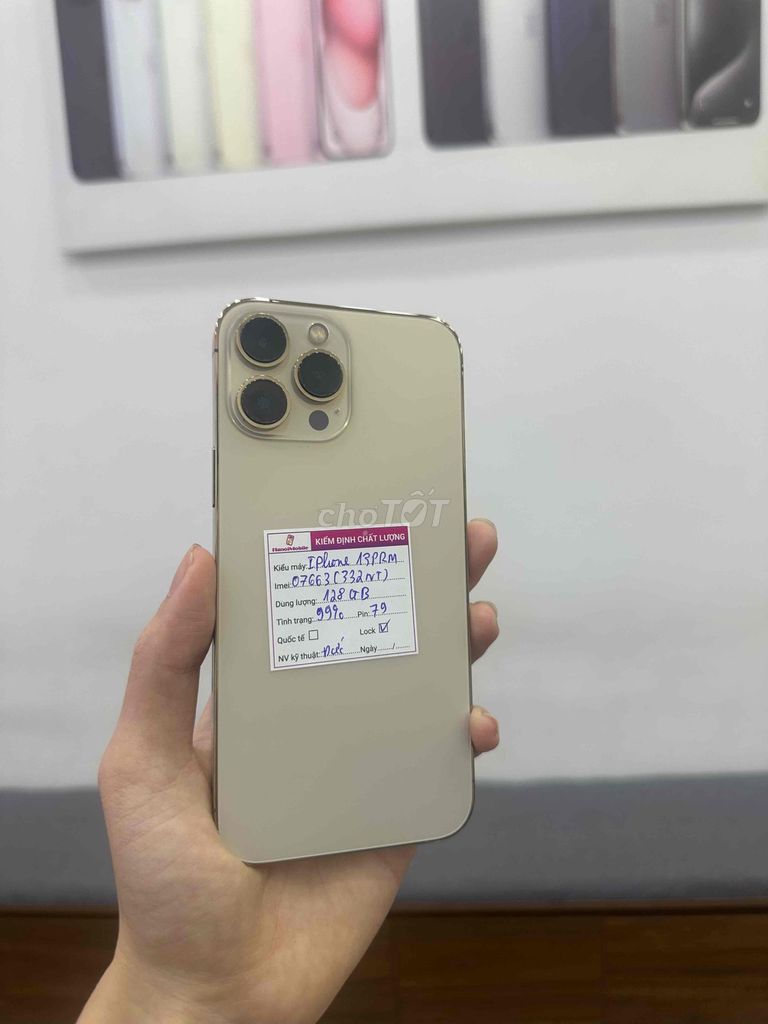 iPhone 13 Pro Max 128GB Vàng - 130220280