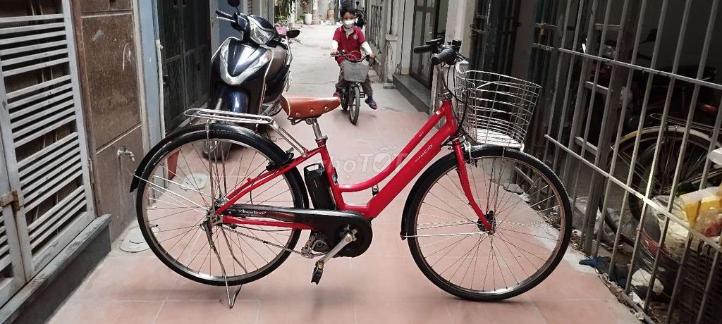 Xe đạp điện Yamaha Pass City S5 Đỏ - 130320458