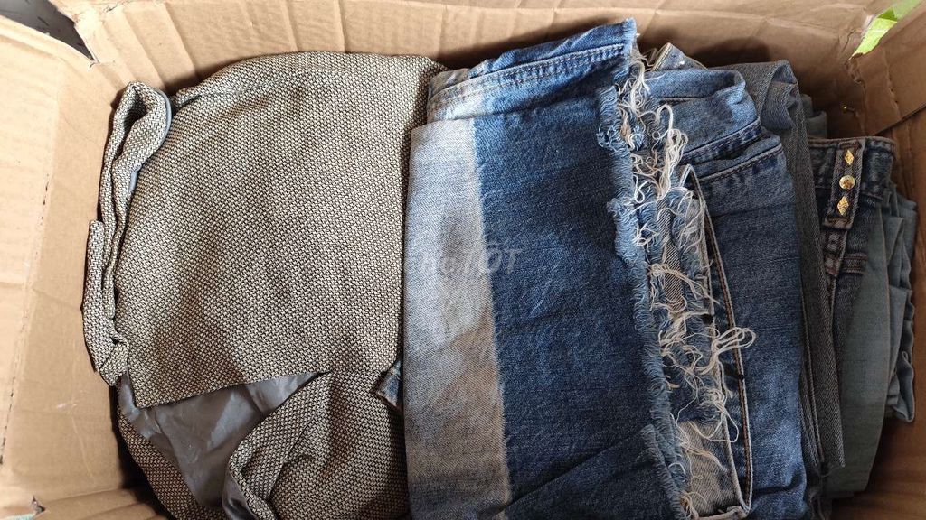 Quần áo Denim nữ size S M L đã qua sử dụng - 129149666