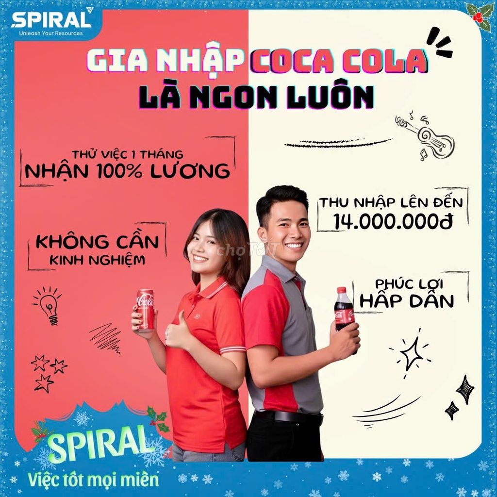 Nhân viên kinh doanh thị trường Coca Cola - 130492855