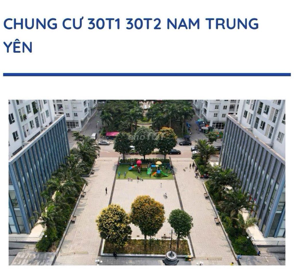 Bán gấp CH2702 tòa 30T2 KĐT Nam Trung Yên, 56m2, 2N,1VS giá 5,38 tỷ ...