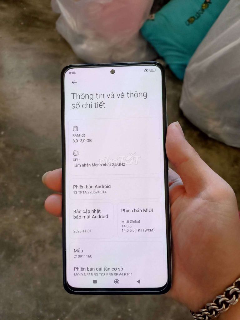 Xiaomi Redmi Note 11 Pro 5G Trắng - 130037250
