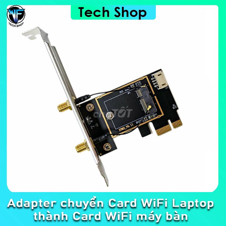 Bộ chuyển đổi Intel M.2 WIFI sang PCI x1 - 130000465