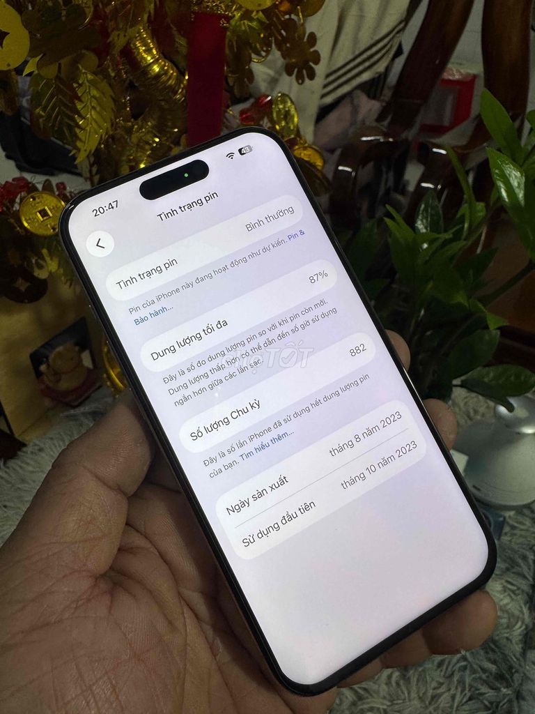 Apple iPhone 15 Pro 256GB Titan Mỹ - 130320609