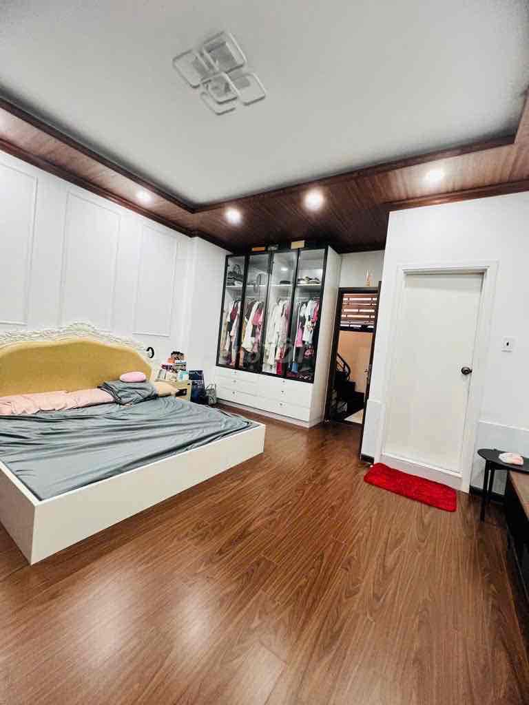 BÁN NHÀ SÁT MẶT TIỀN ĐƯỜNG NHỰA HOÀNG VĂN THỤ 4 TẦNG SÂN THƯỢNG - 129246287